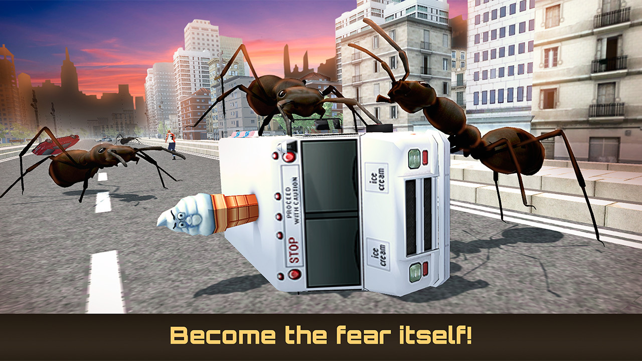 Giant Ant City Attack Monster Fighting Game: Insect Survival Crazy Town ...