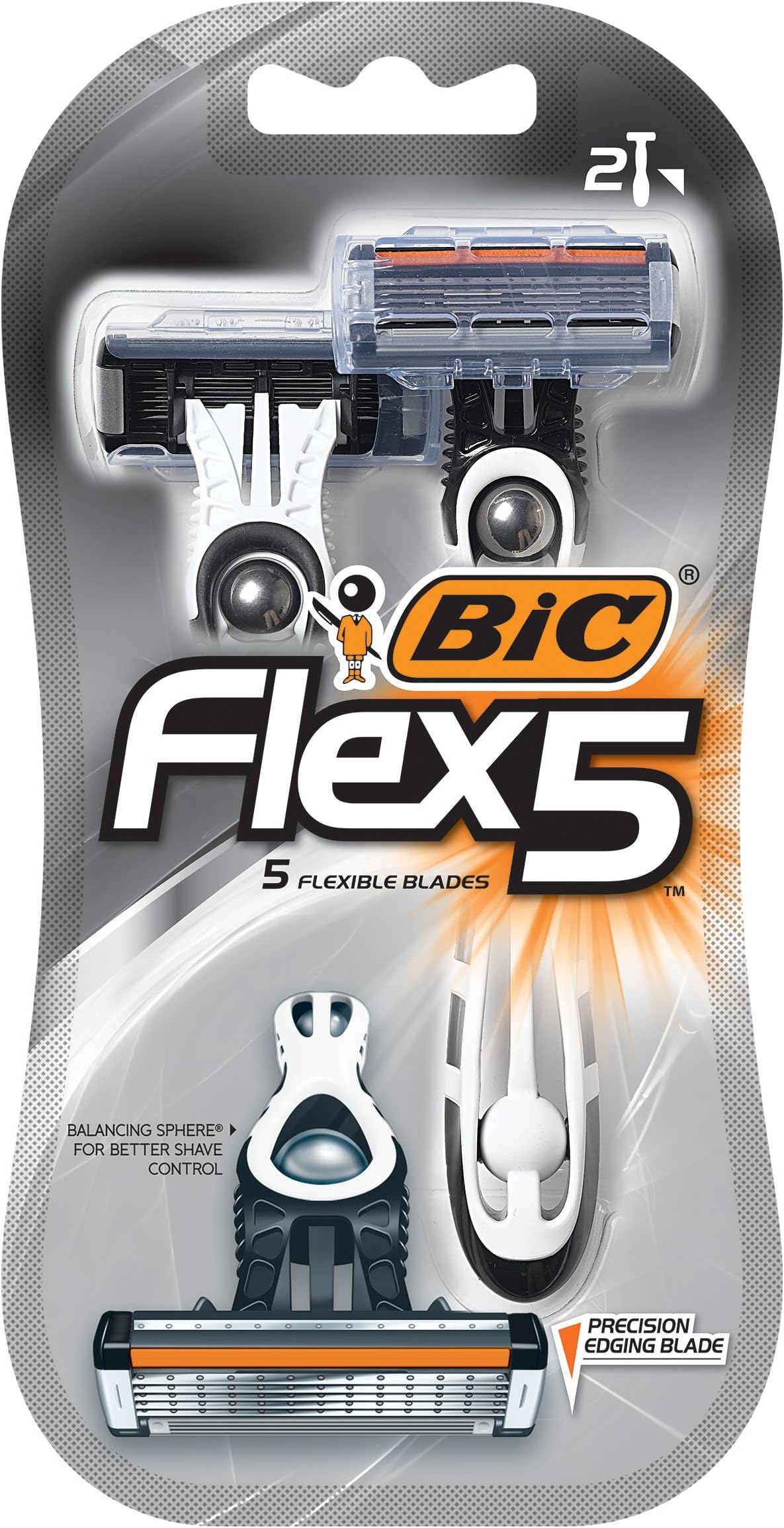 Bic Flex 5 Disposable Razors - 2 ct, Pack of 5 : Amazon.co.uk: Health ...