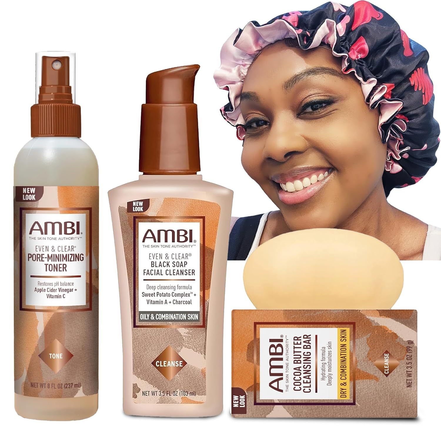Amazon.com: Zomac Satin Bonnet Bundle with Ambi Dry and Combination ...