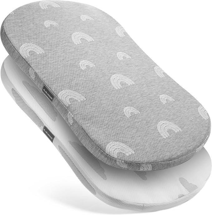 Amazon.com: Baby Bassinet Mattress Topper, Waterproof Replacement Pad ...