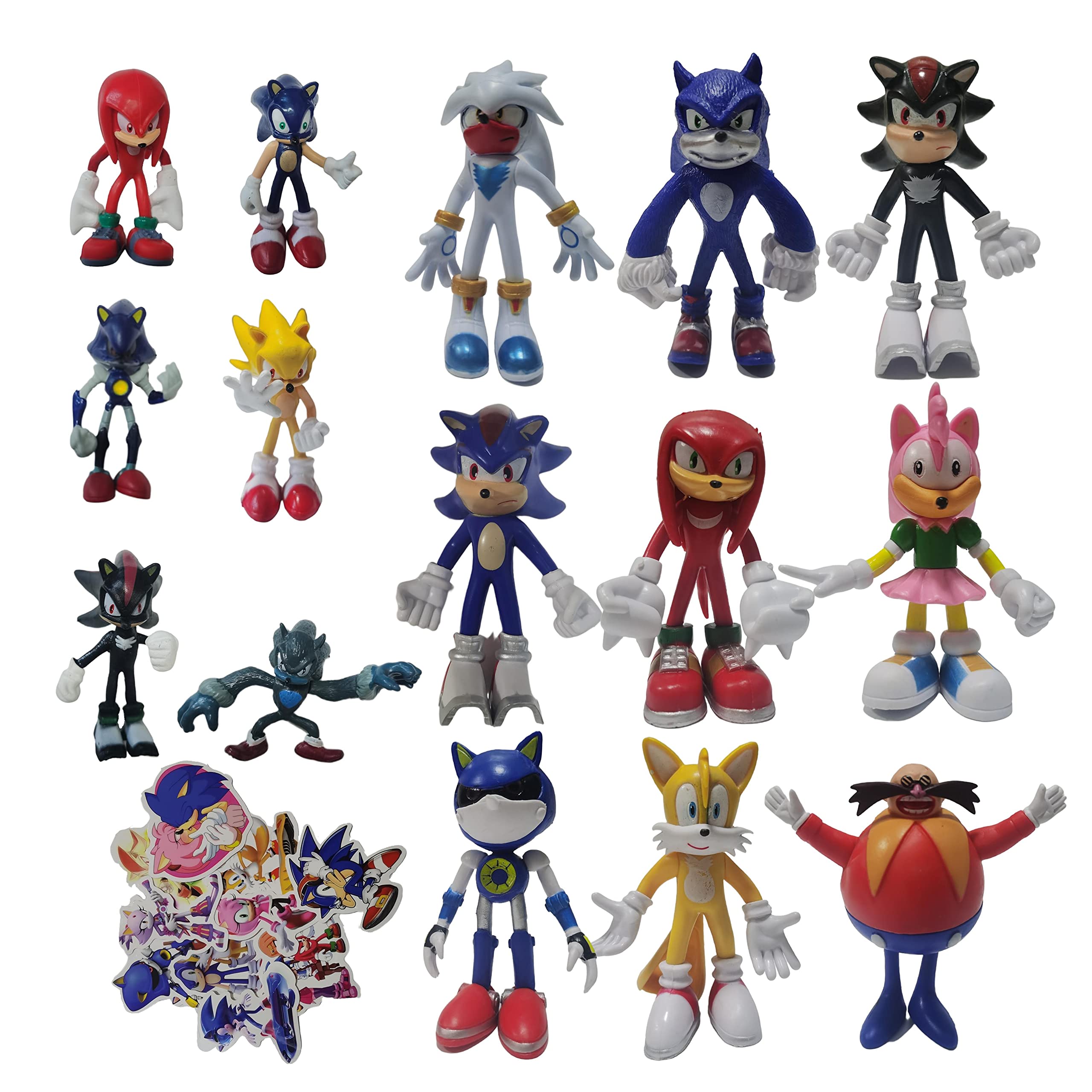 Buy Sonic suit A set of nine large figures + a set of six small figures ...
