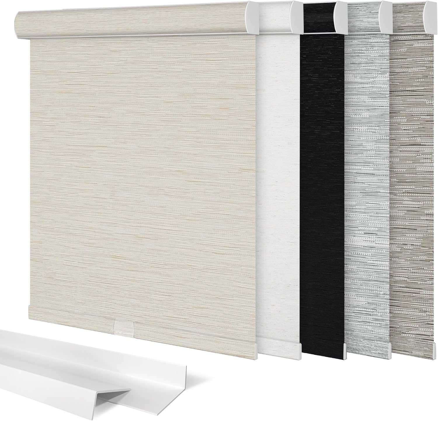 Amazon.com: Sulugood,Blackout Roller Shades for Windows,Cordless Roller ...