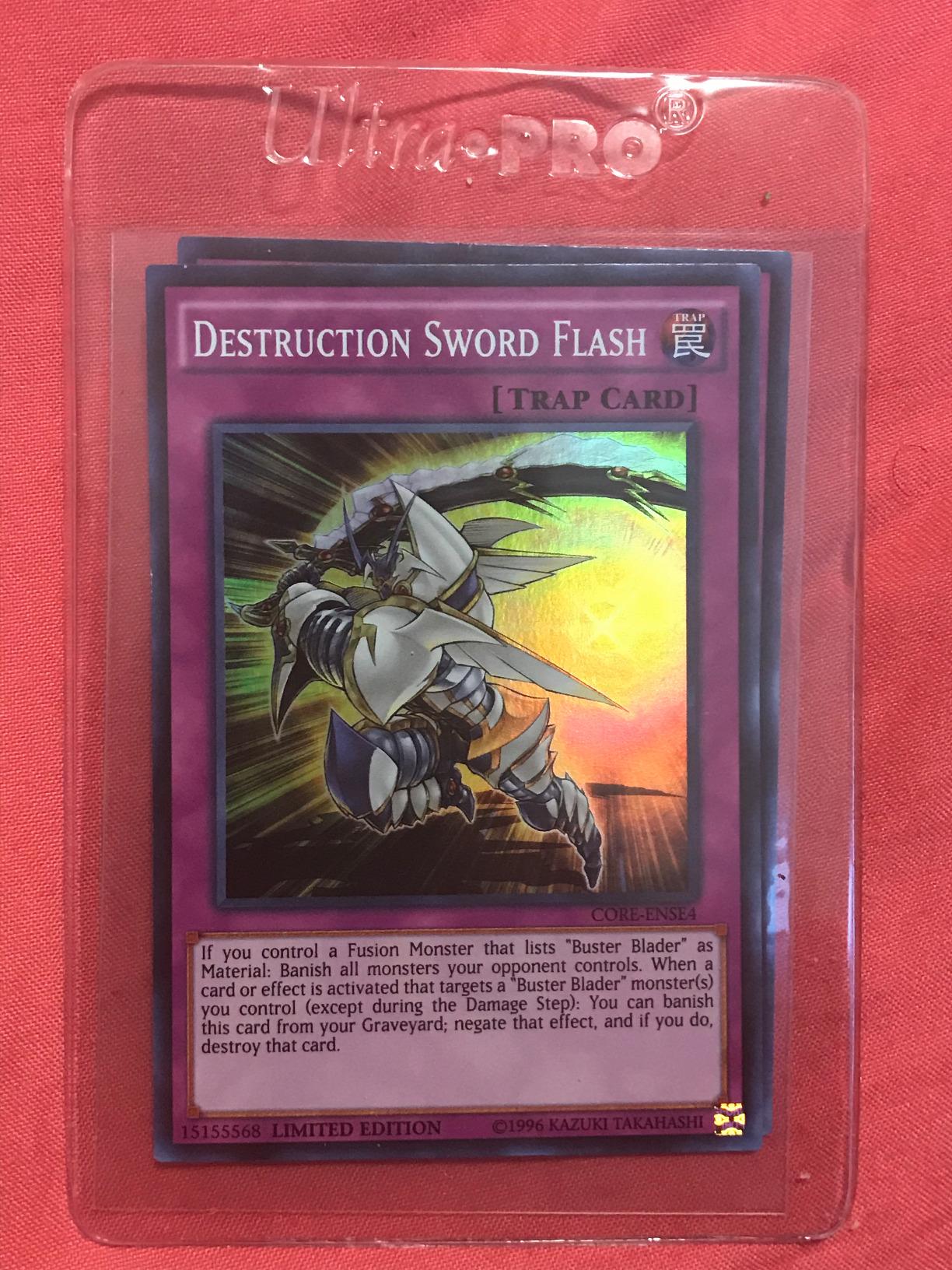 Amazon.com: YU-GI-OH! - Destruction Sword Flash (CORE-ENSE4) - Clash of ...