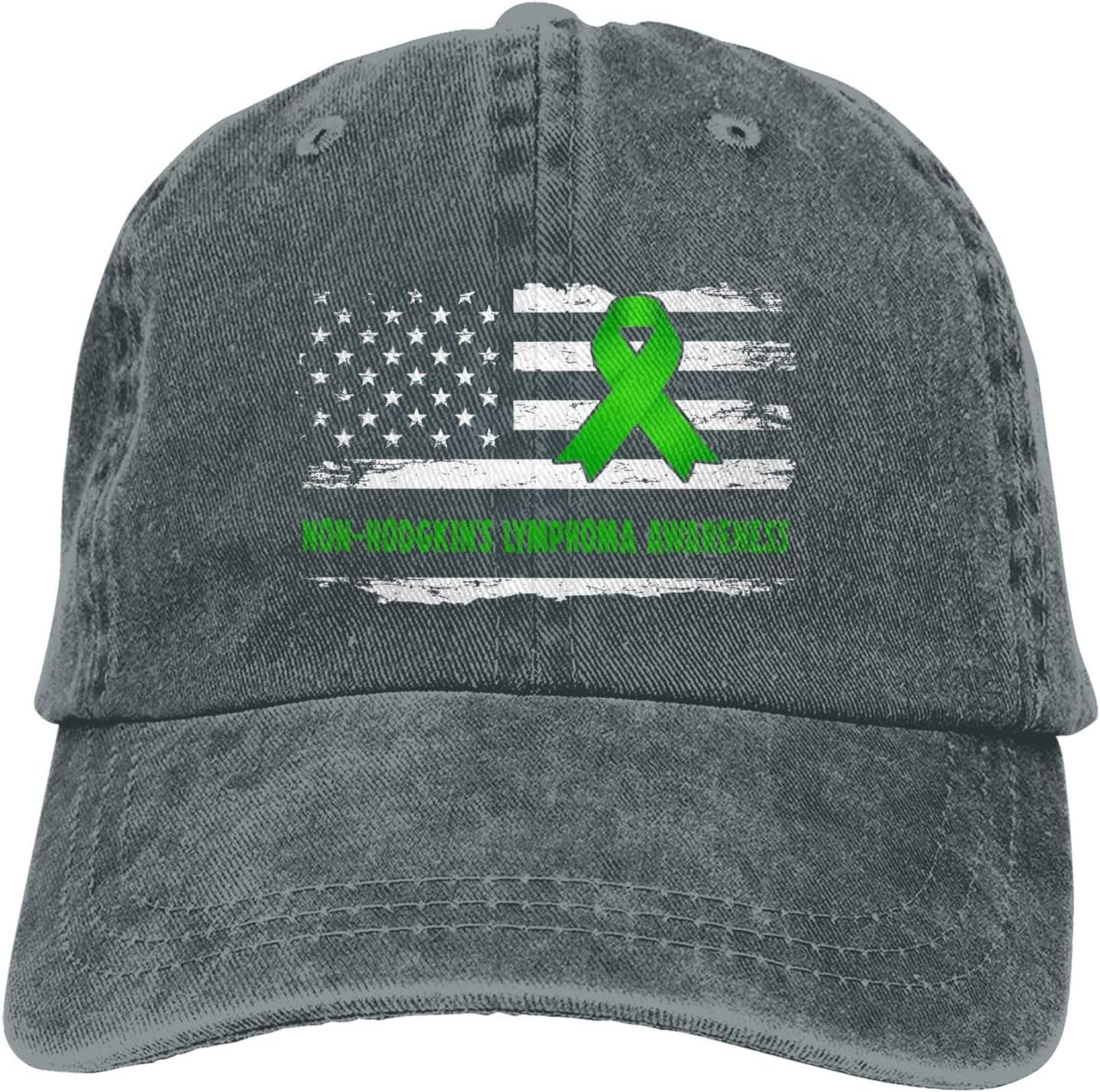 Non-Hodgkin's Lymphoma Awareness American Flag Casquette Dad Hat ...