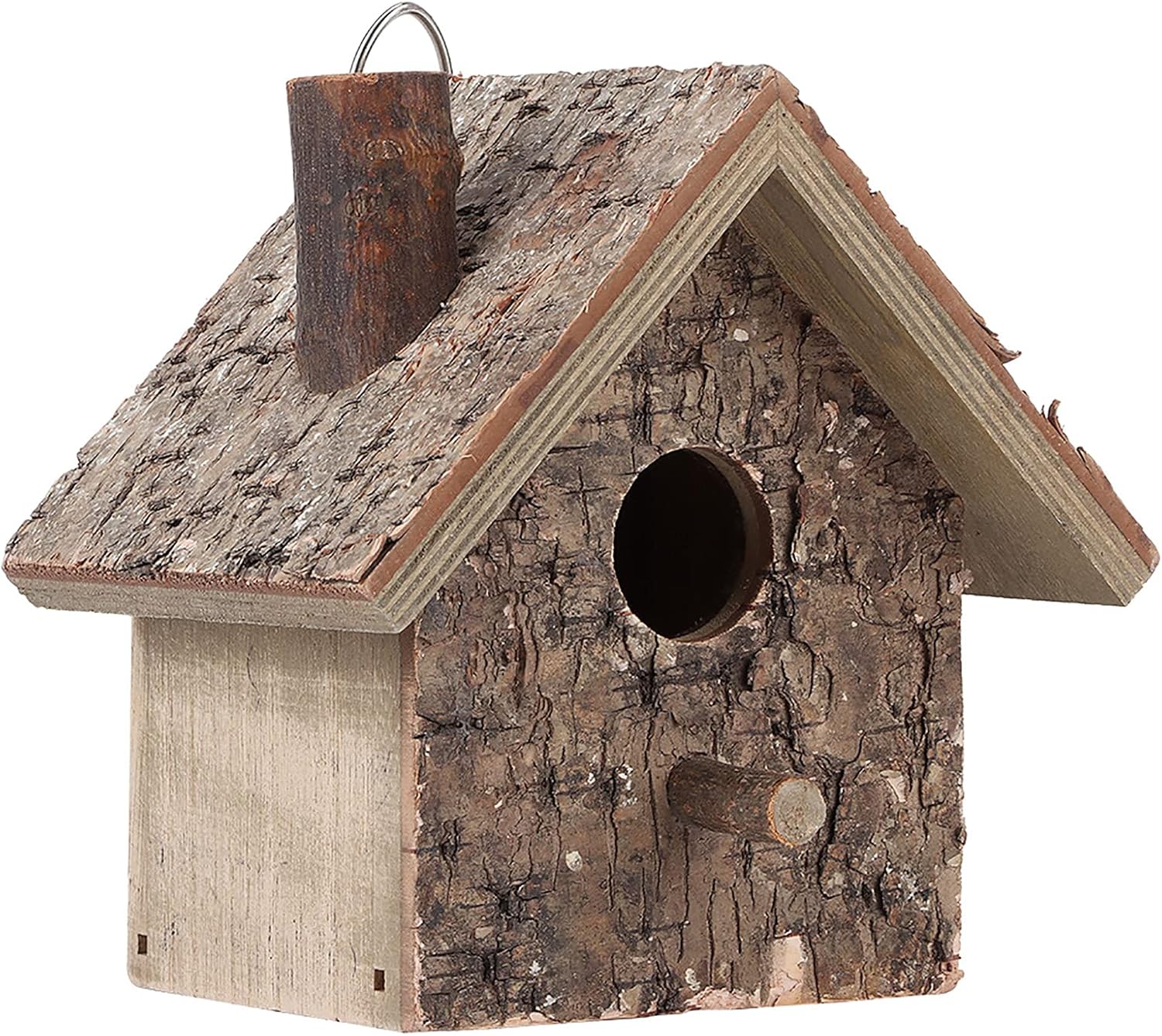 Amazon.com: Bird House, Outside Hanging Wooden Nesting Box Bluebird ...