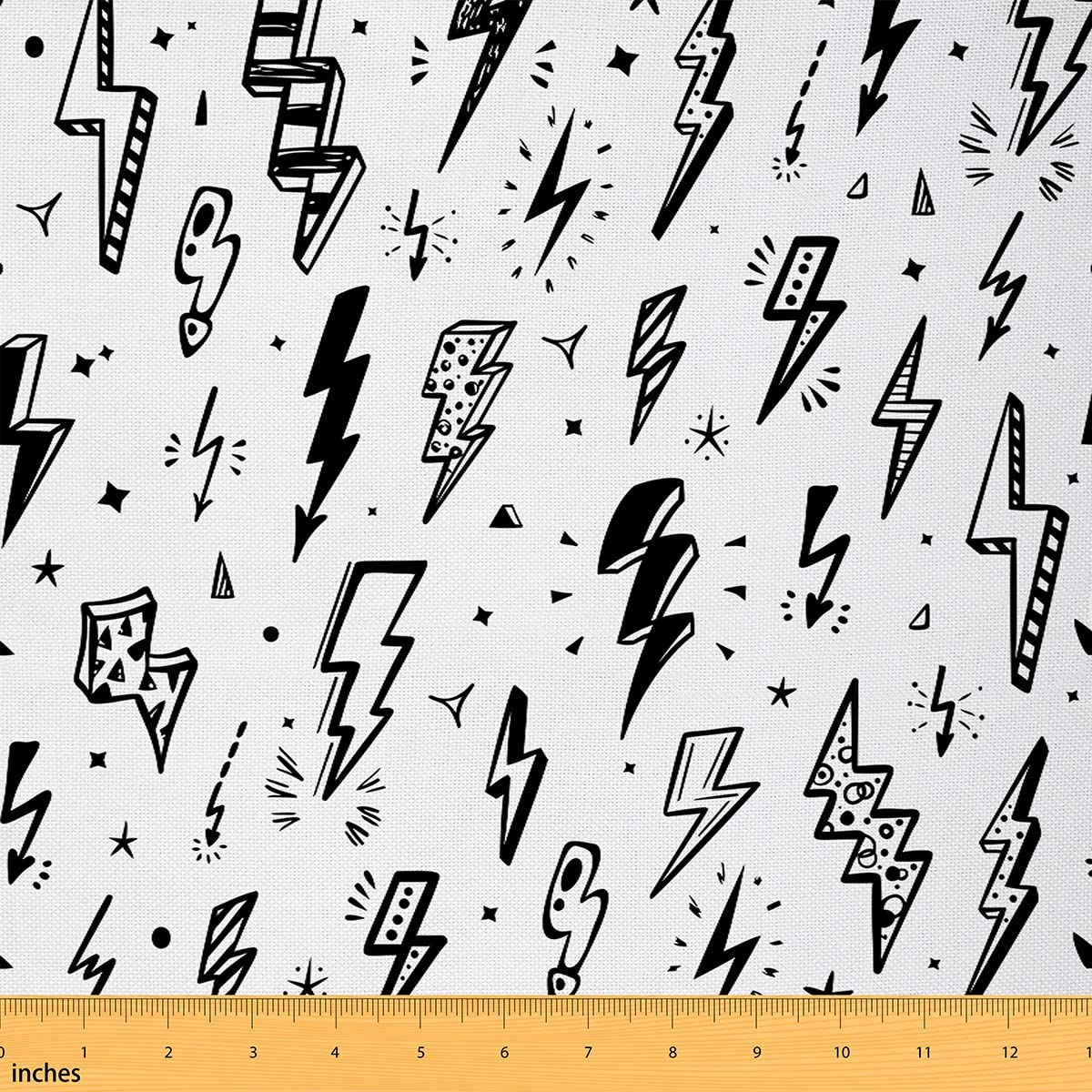 Amazon.com: Flash Lightning Strike Print Boys Gamer DIY Fabric by The ...