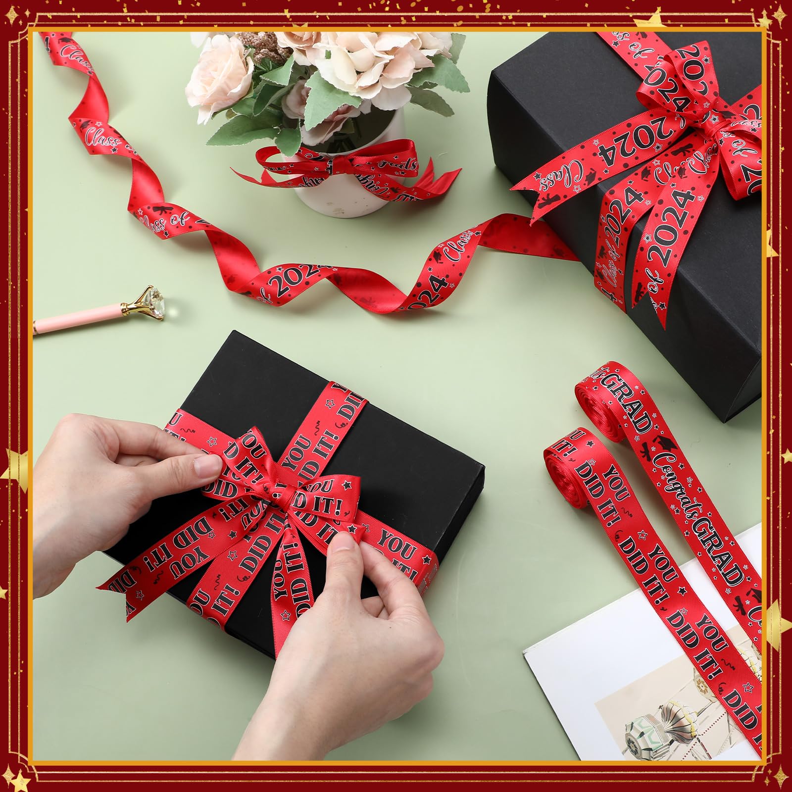 Snapklik.com : Moukeren 3 Roll Class Of 2024 Graduation Ribbon ...