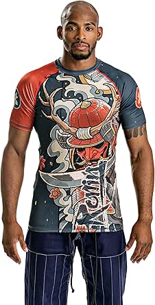 Amazon.com: Ronin Rash Guard – Short Sleeve - Jiu Jitsu MMA BJJ - Oni ...