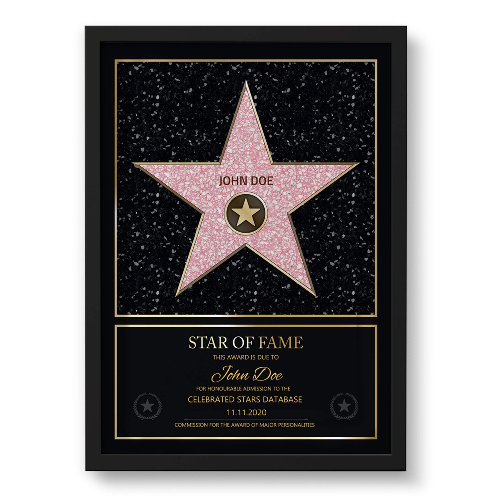 Custom Hollywood Star Graphic