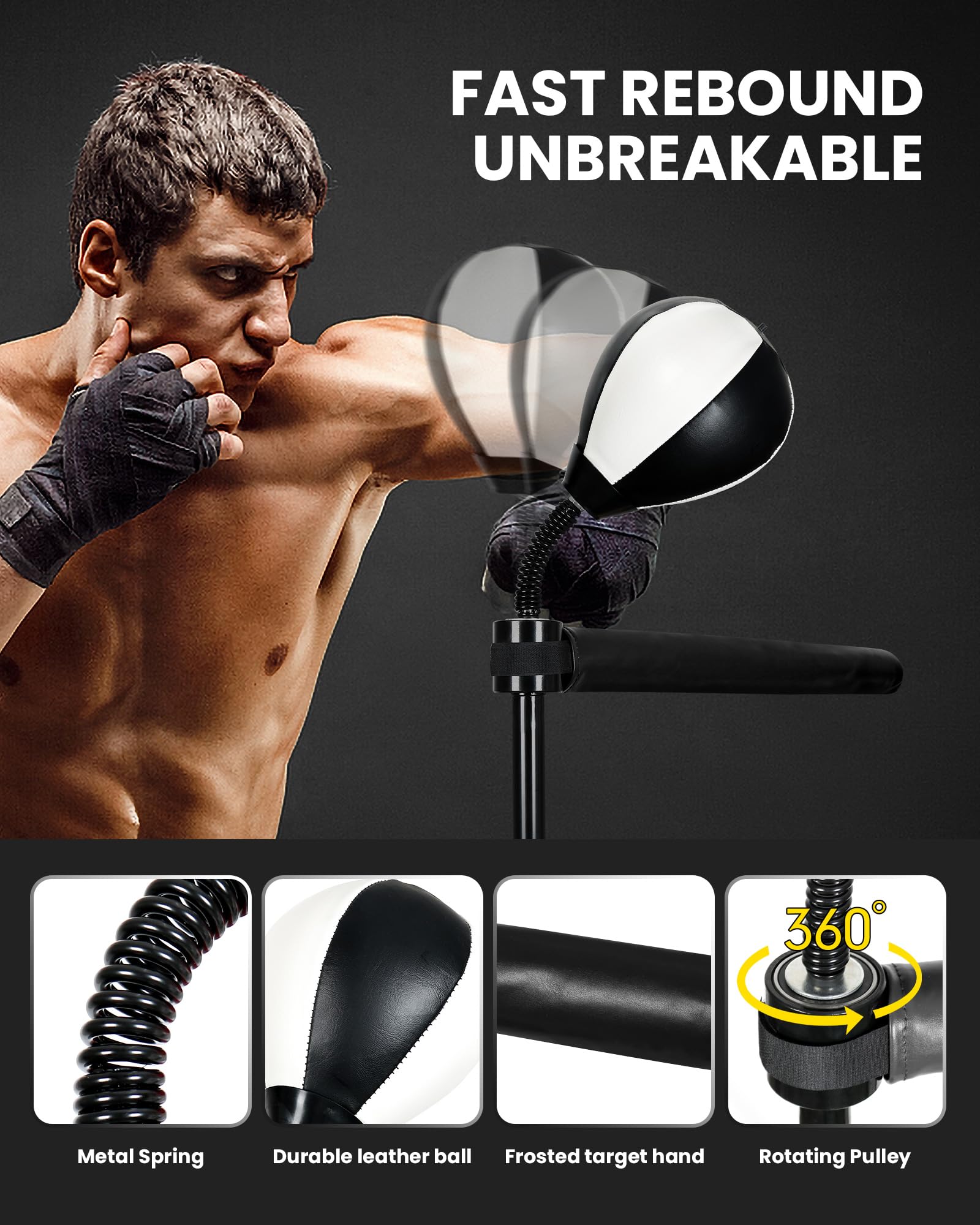 Jeux De Boxe Murale Adultes Dynamic Boxing Training Kit - Adjustable ...