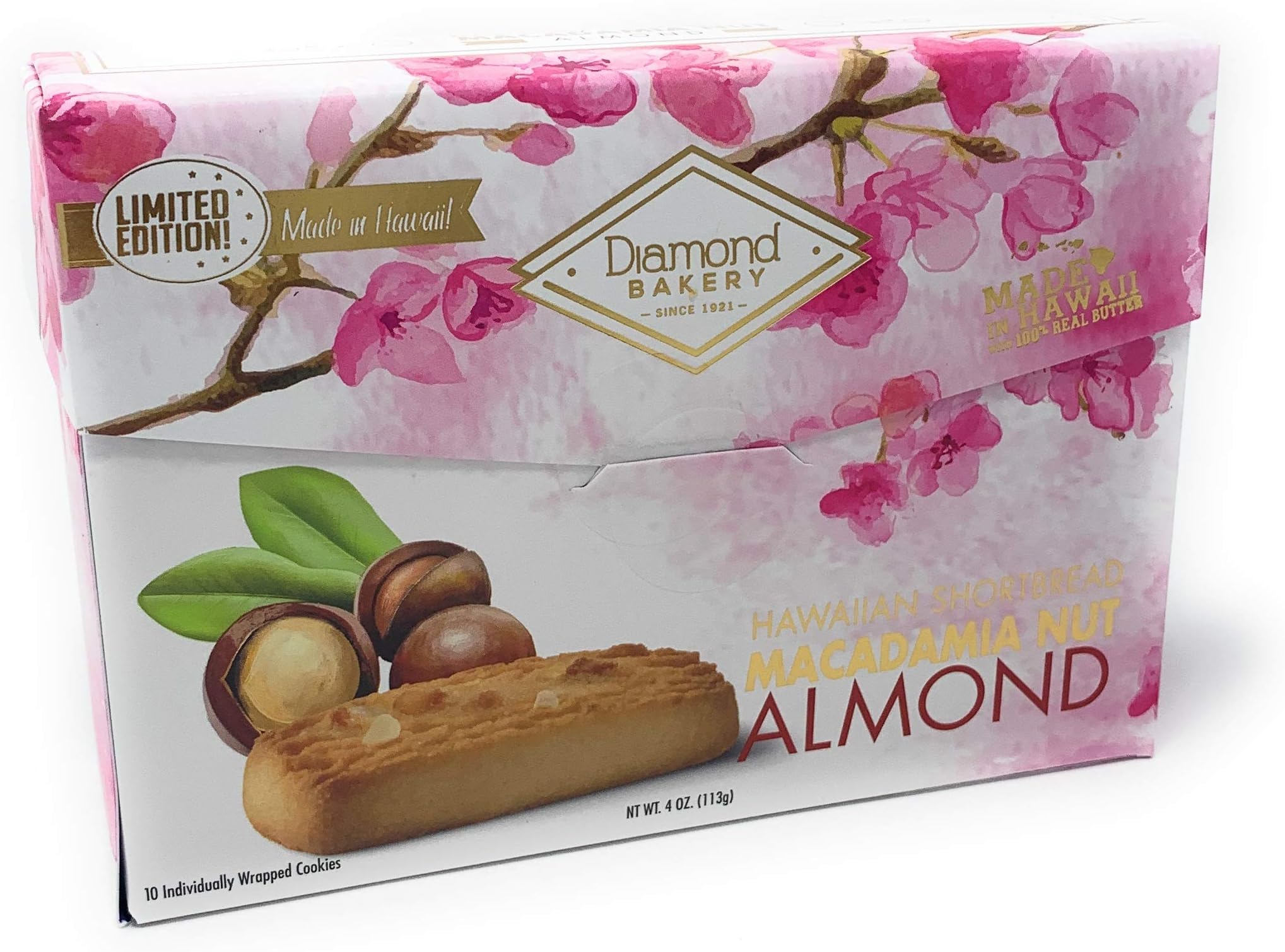 Amazon.com: Diamond Bakery Lilikoi Hawaiian Shortbread Cookies ...