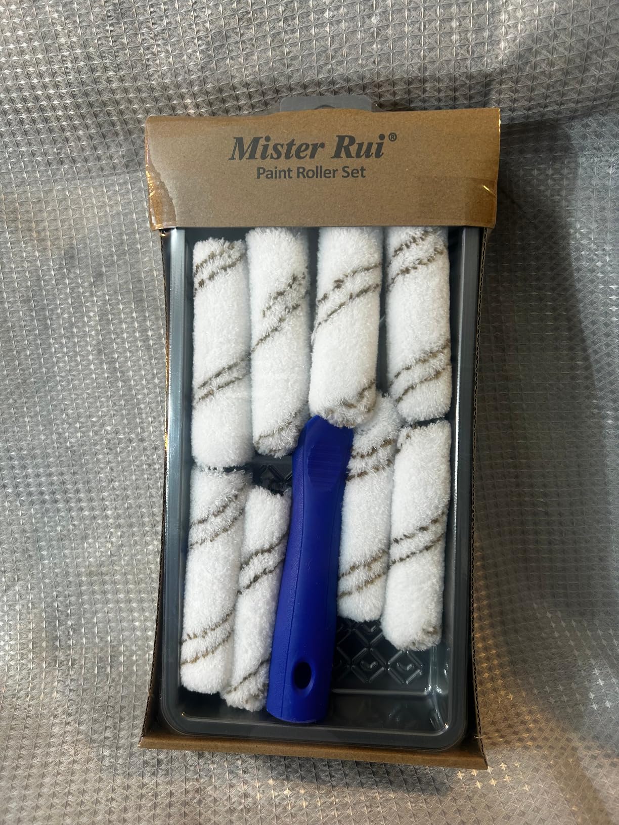 Microfiber Paint Roller Set, Mister Rui Small Paint Roller 4 Inch ...