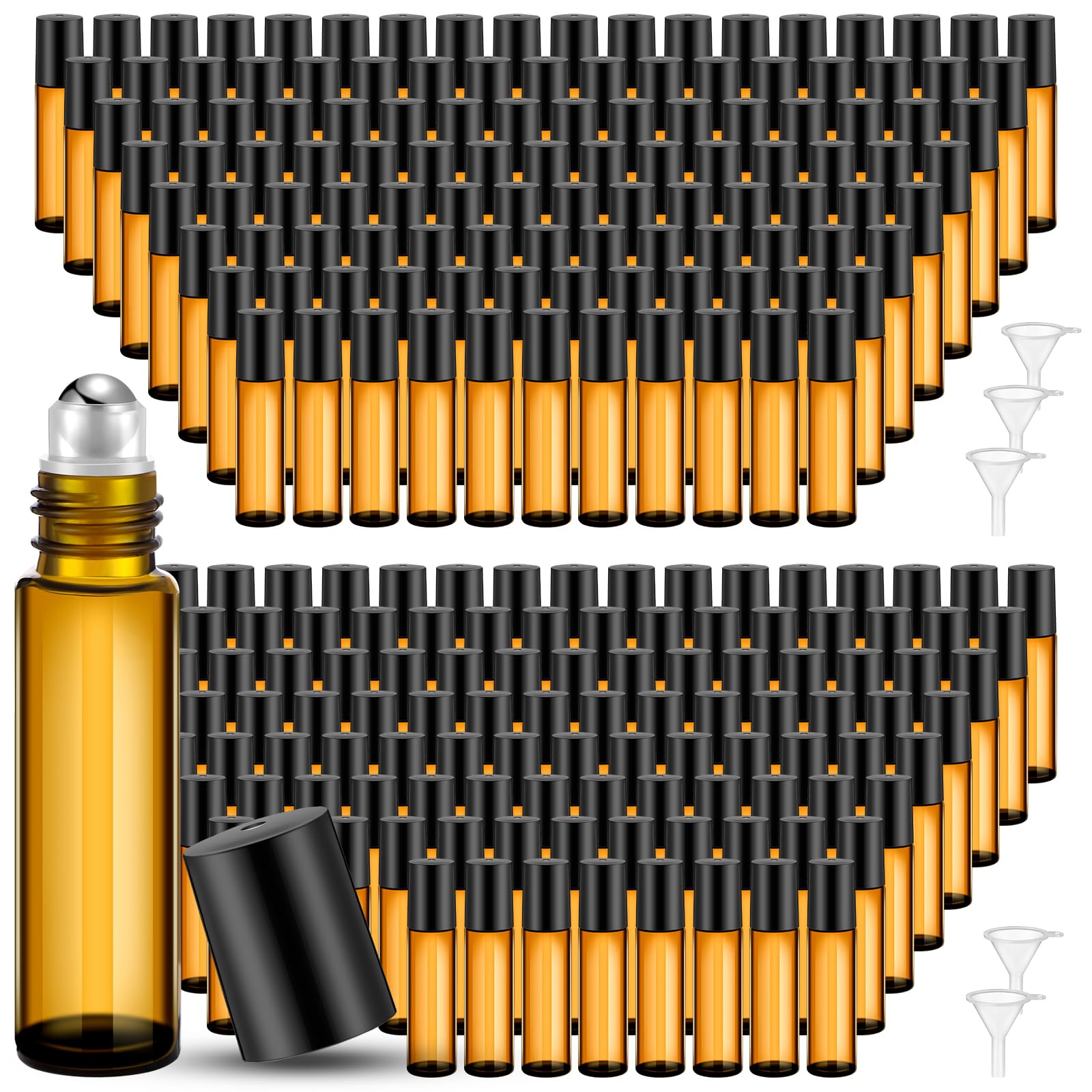 Amazon.com: Sumind 250 Pcs Essential Oil Roller Bottles 10 ml Empty ...
