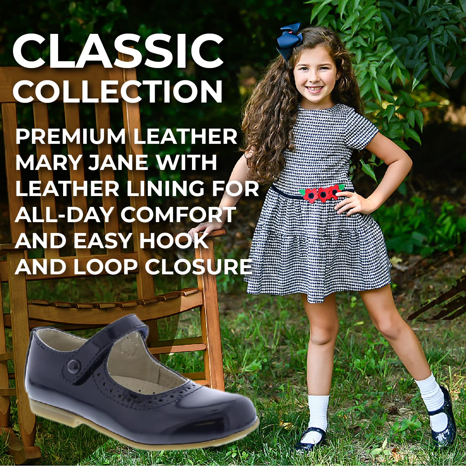 Snapklik.com : FOOTMATES Emma Patent Leather Mary Jane Girls Party ...