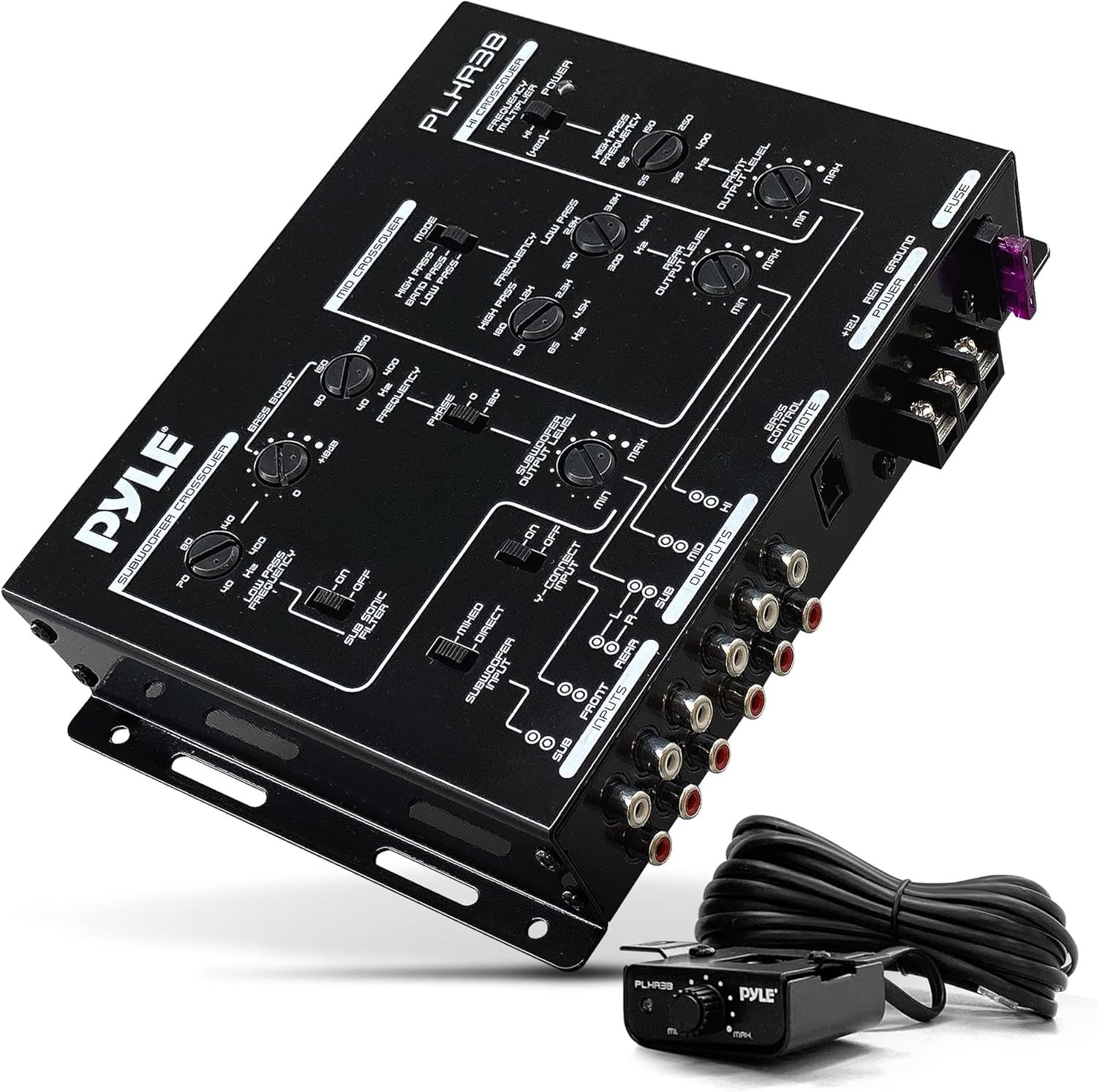 3-Way Electronic Audio Crossover - Network Hi-Pass and Low-Pass Channel ...