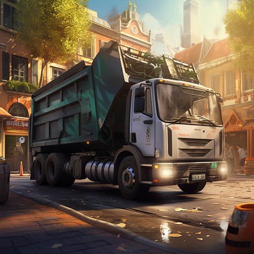 City Garbage Truck Games: Real Trash Cleaner Dumper Truck Waste ...