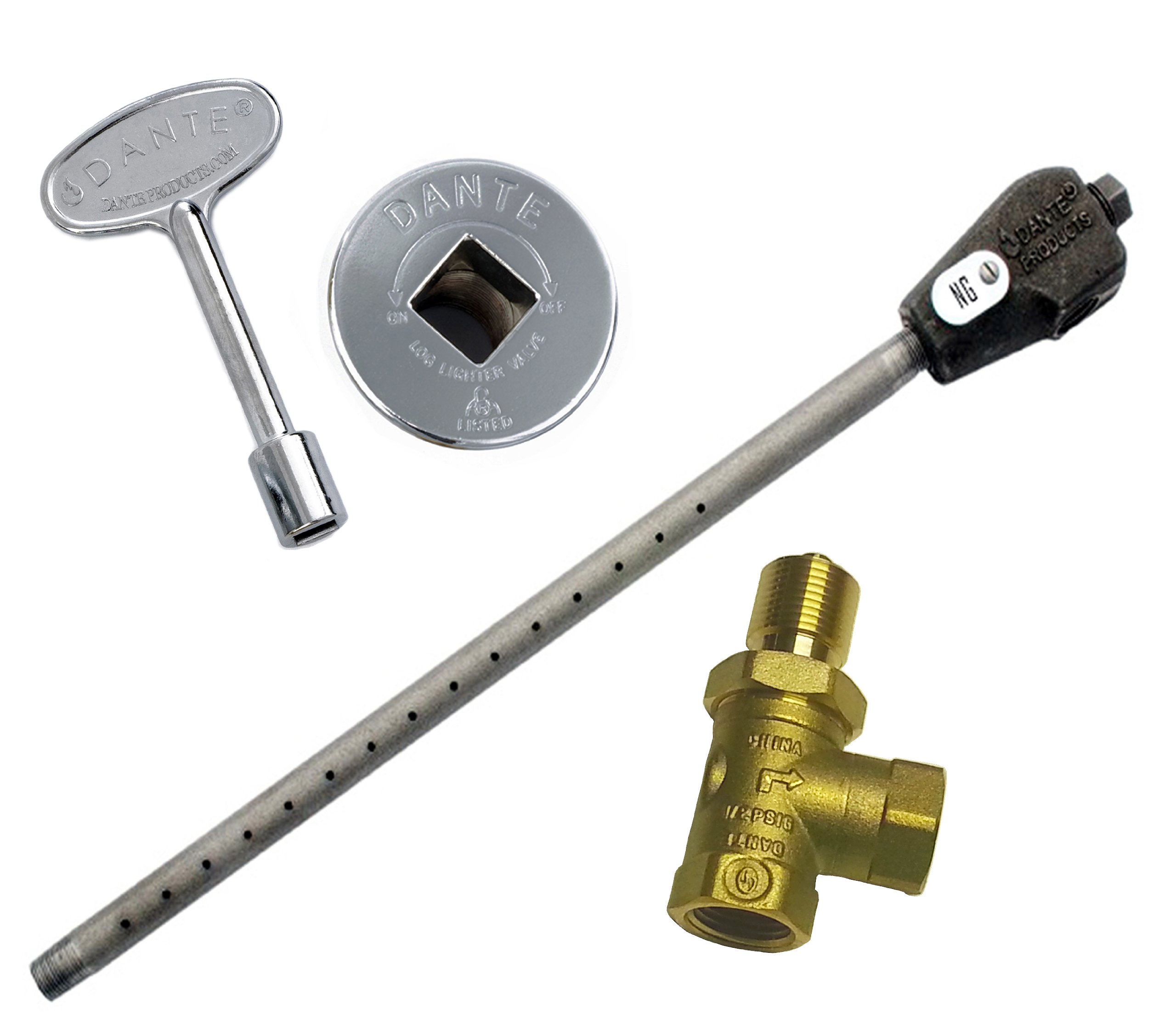 Amazon.com: Dante Products NG.BVA.BR Universal Log Lighter Combo Kit ...