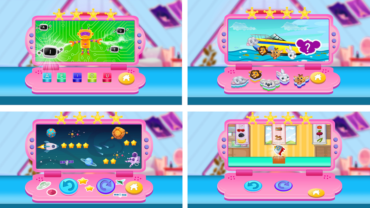 Pink Computer Games for Kids - App on the Amazon Appstore