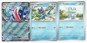 Amazon.com: Greninja ex 041/142 - Stellar Crown Pokemon Card Lot ...