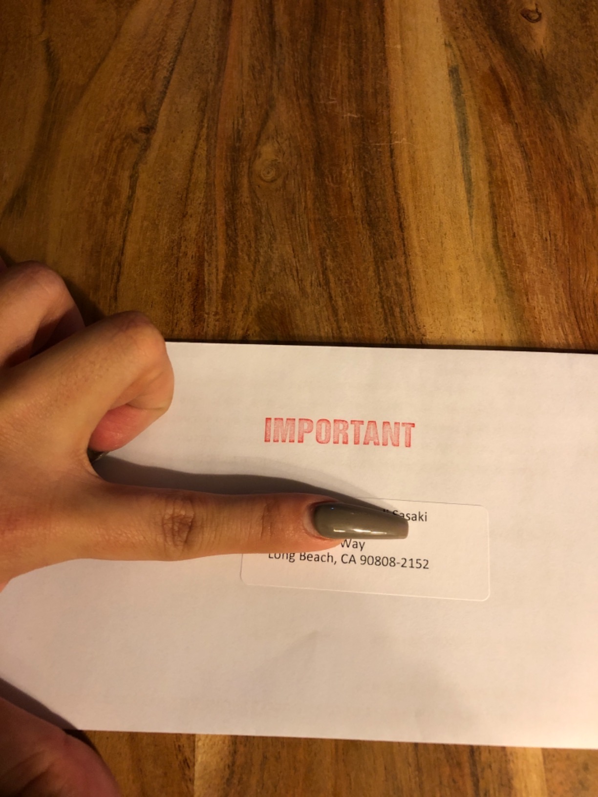 Amazon.com : Important Self Inking Rubber Stamp (Black Ink) - Large ...