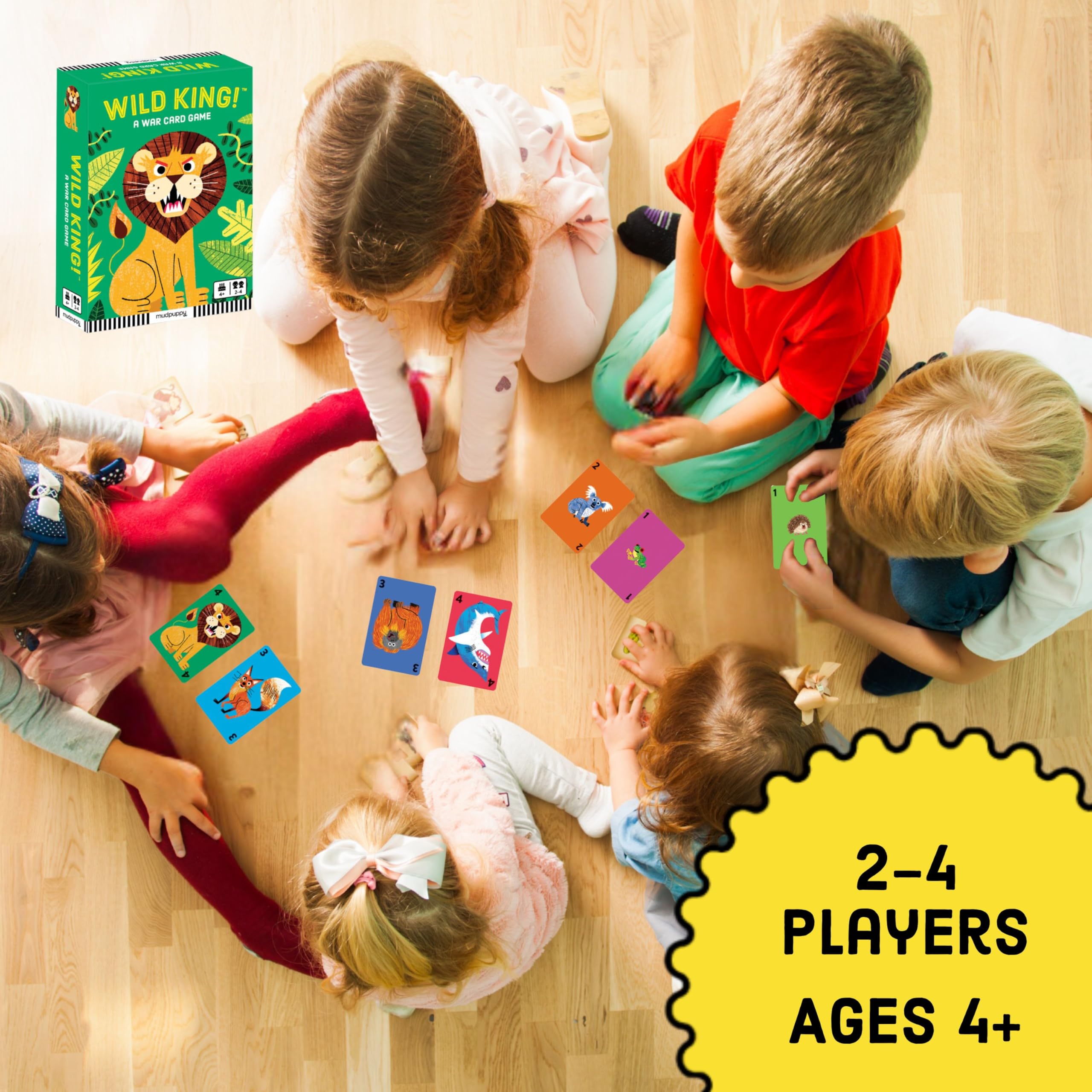 Snapklik.com : Mudpuppy Wild King Animal Version Of Classic Kids War ...
