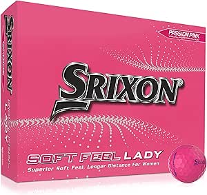 Amazon.com : Srixon Soft Feel Lady Golf Balls - Passion Pink, Uniq Size : Sports & Outdoors