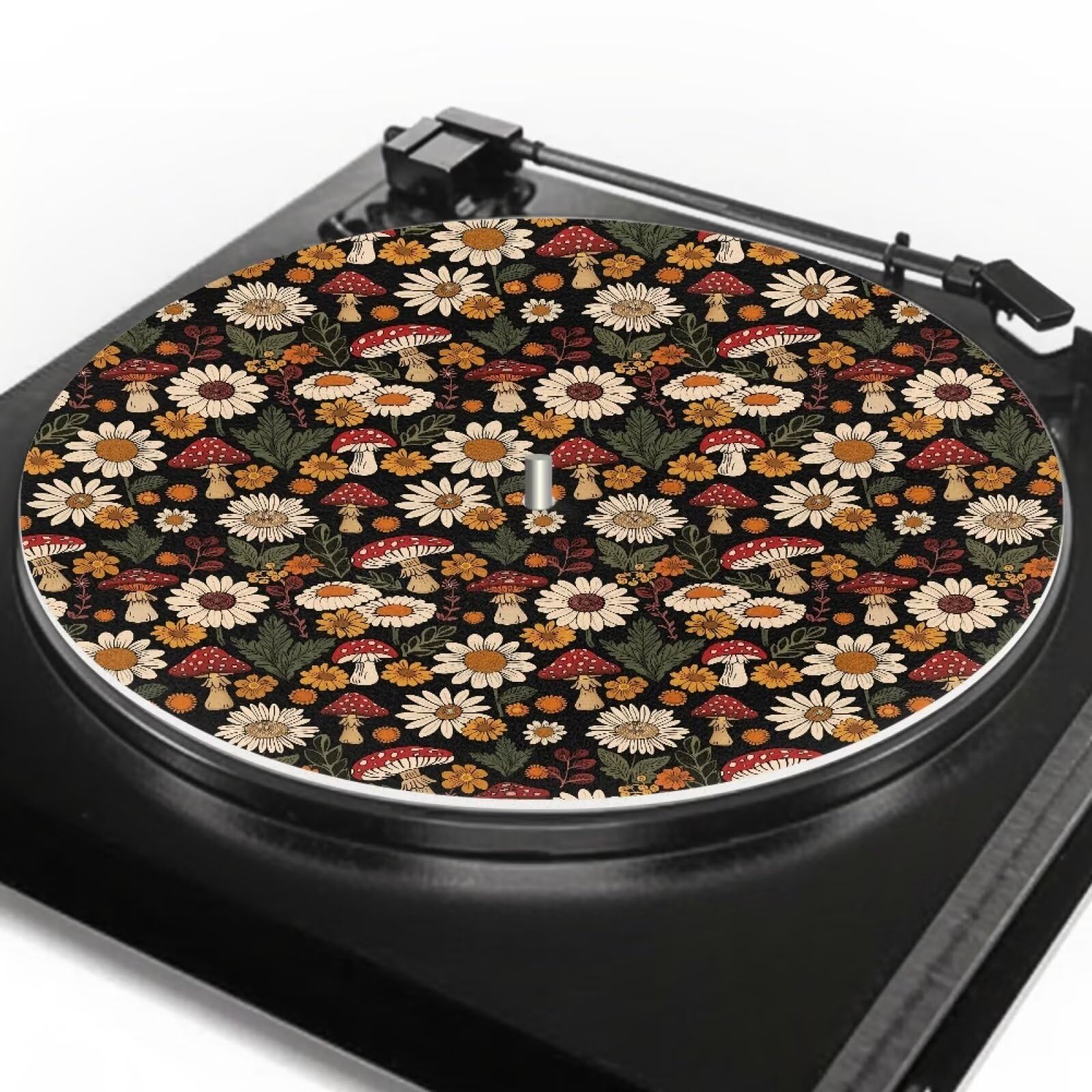 Amazon.com: GLENLCWE Turntable Platter Mat 12-inch Record Player ...