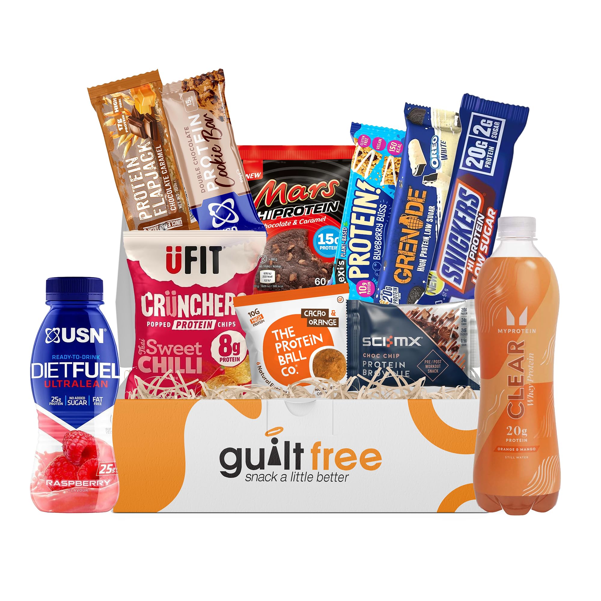 Protein Hamper Snacks Gift Box 1.35KG Gym Gifts for Men & Women - Ideal ...