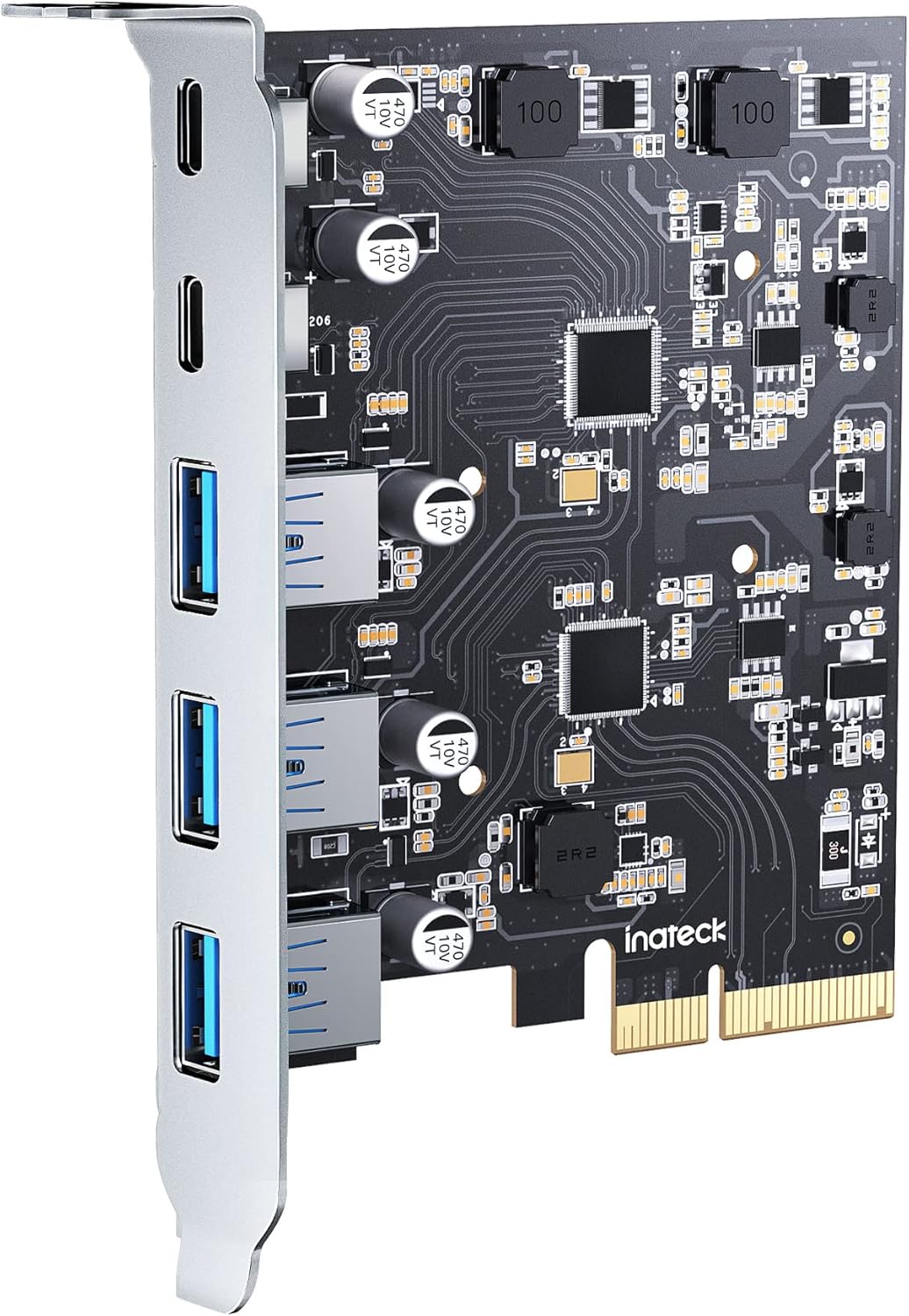 Inateck PCIe Zu USB 3 2 Gen 2 Karte Mit 20 Gbit s Bandbreite 3 USB Typ