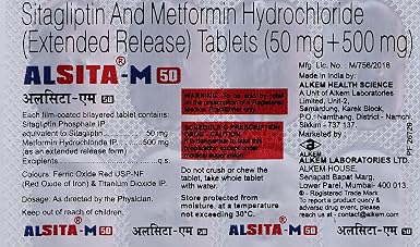 Alsita-M 50 Tablet 10's : Amazon.in: Health & Personal Care