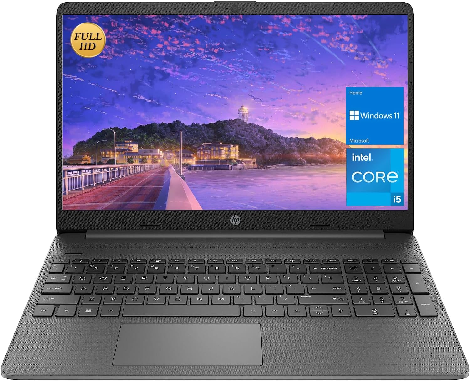 Amazon.com: HP 15.6 FHD Flagship Business Laptop, Intel 4-Core i3-1215U ...