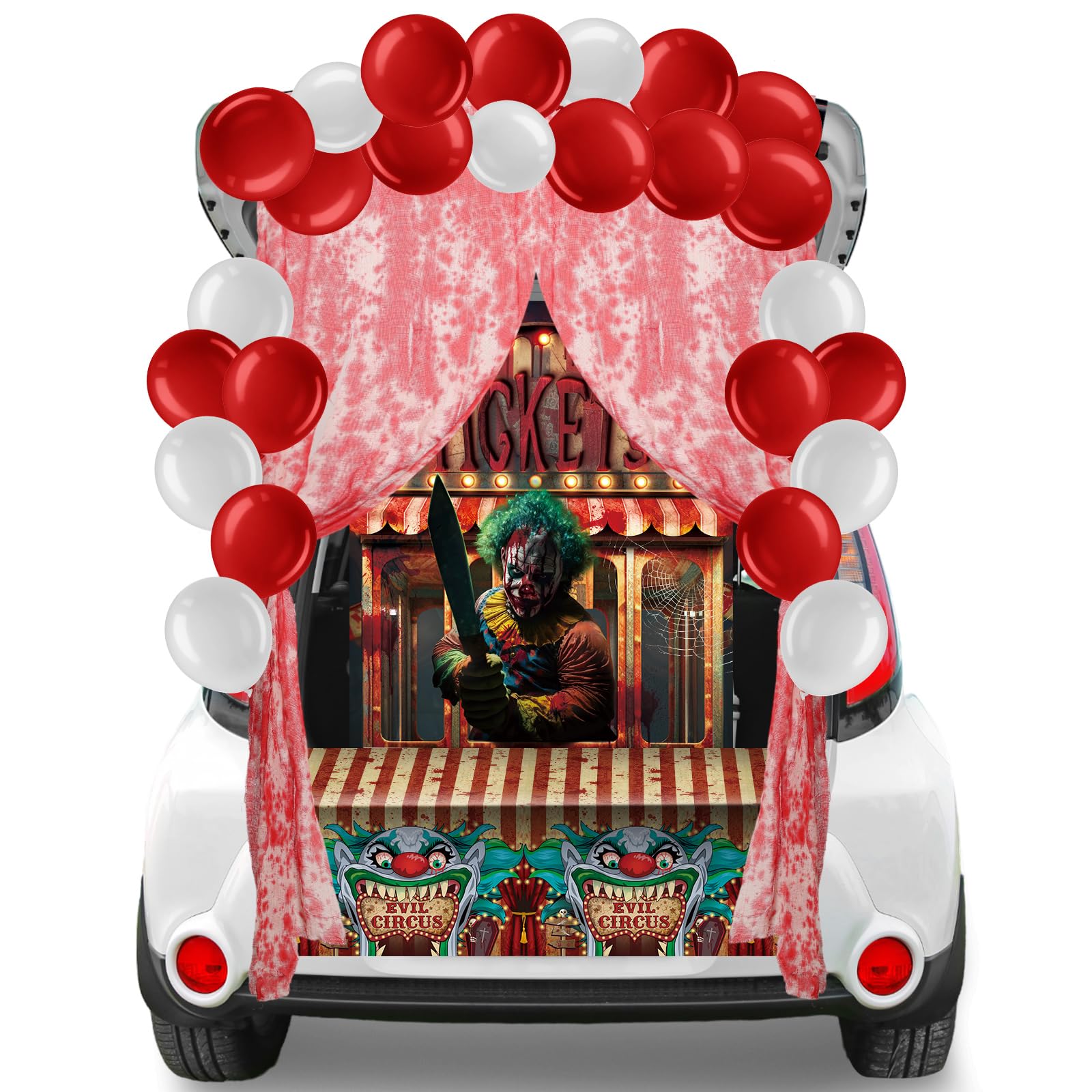 Snapklik.com : 37 Pcs Trunk Or Treat Evil Carnival Halloween Car ...