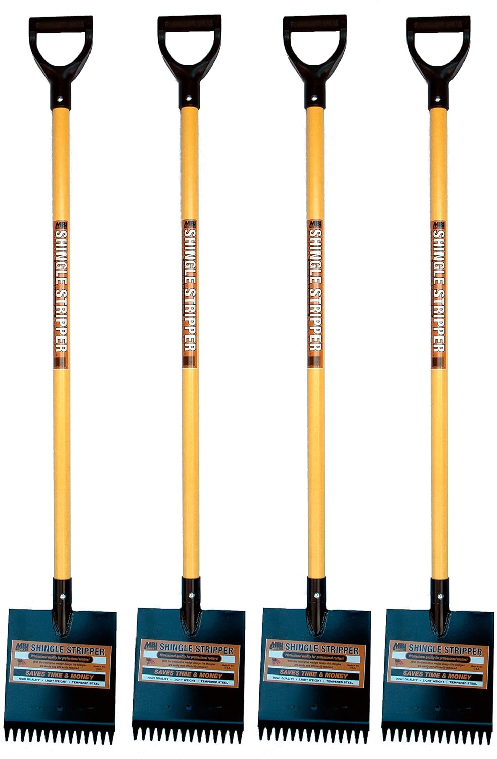 Shingle Stripper Fiberglass (4 Pack) by MBI Tools - Roof Tear Off ...