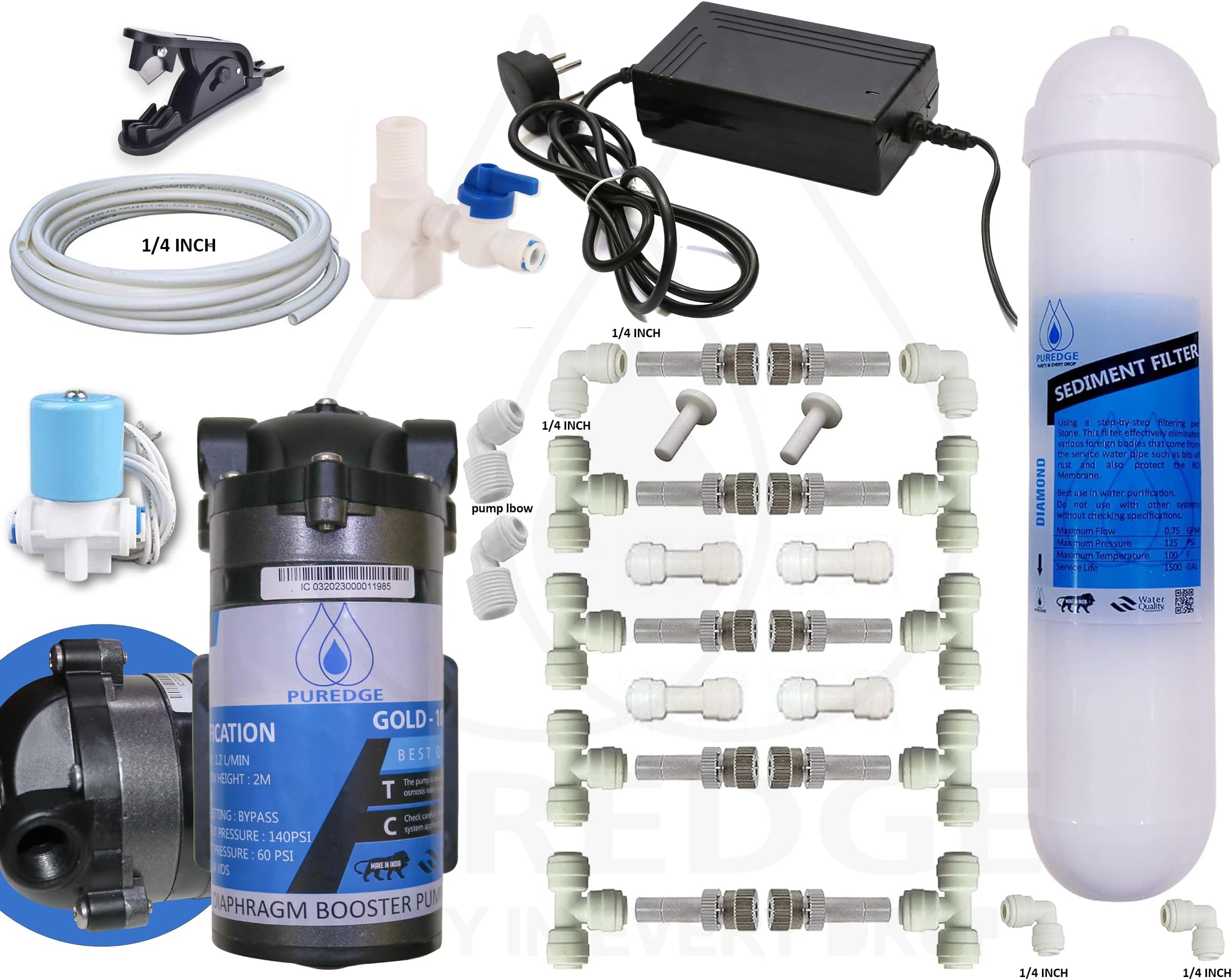 Letino Mist Cooling Misting System complete DIY Kit-10 Nozzle System ...