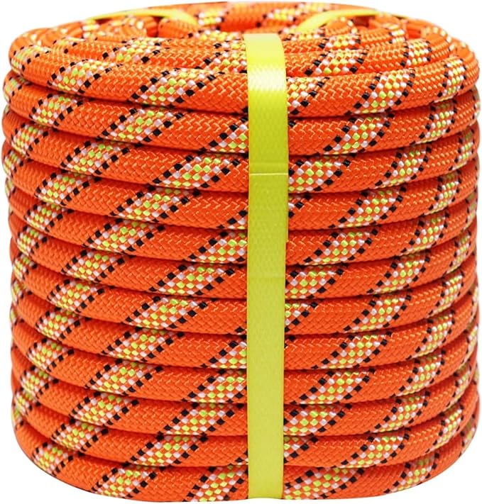 Arborist Rope Climbing Rope Swing for Tree(1/2in x 100ft) Logging Rope ...