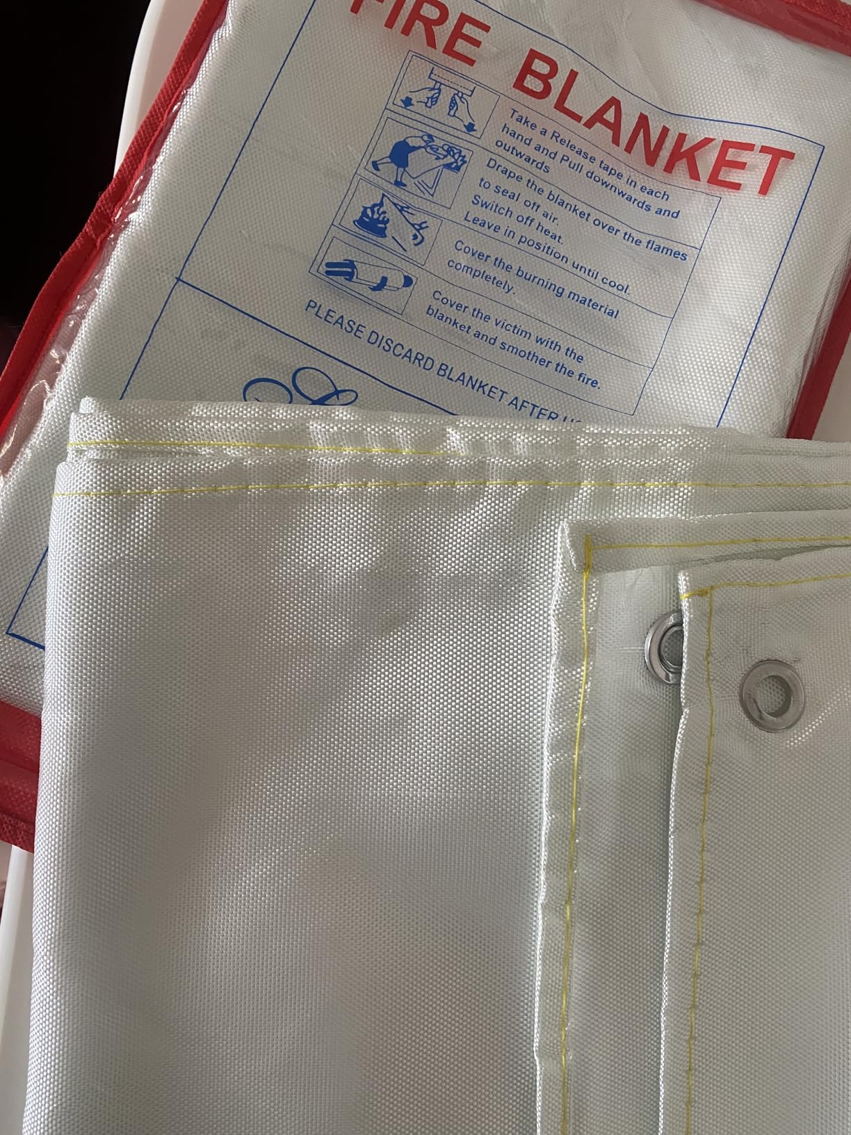 Safety Emergency (1 x 2 m) Survival Fiberglass, Flame Retardant ...