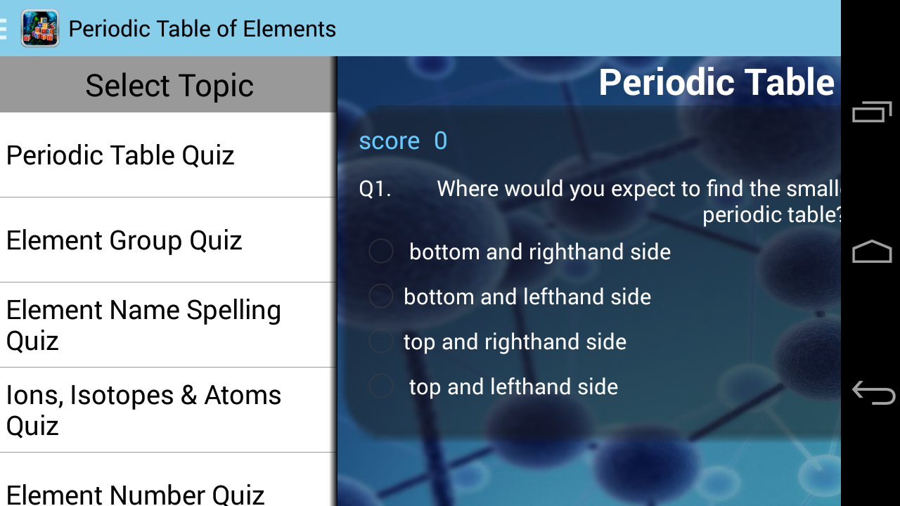 Periodic Table of Elements - App on Amazon Appstore