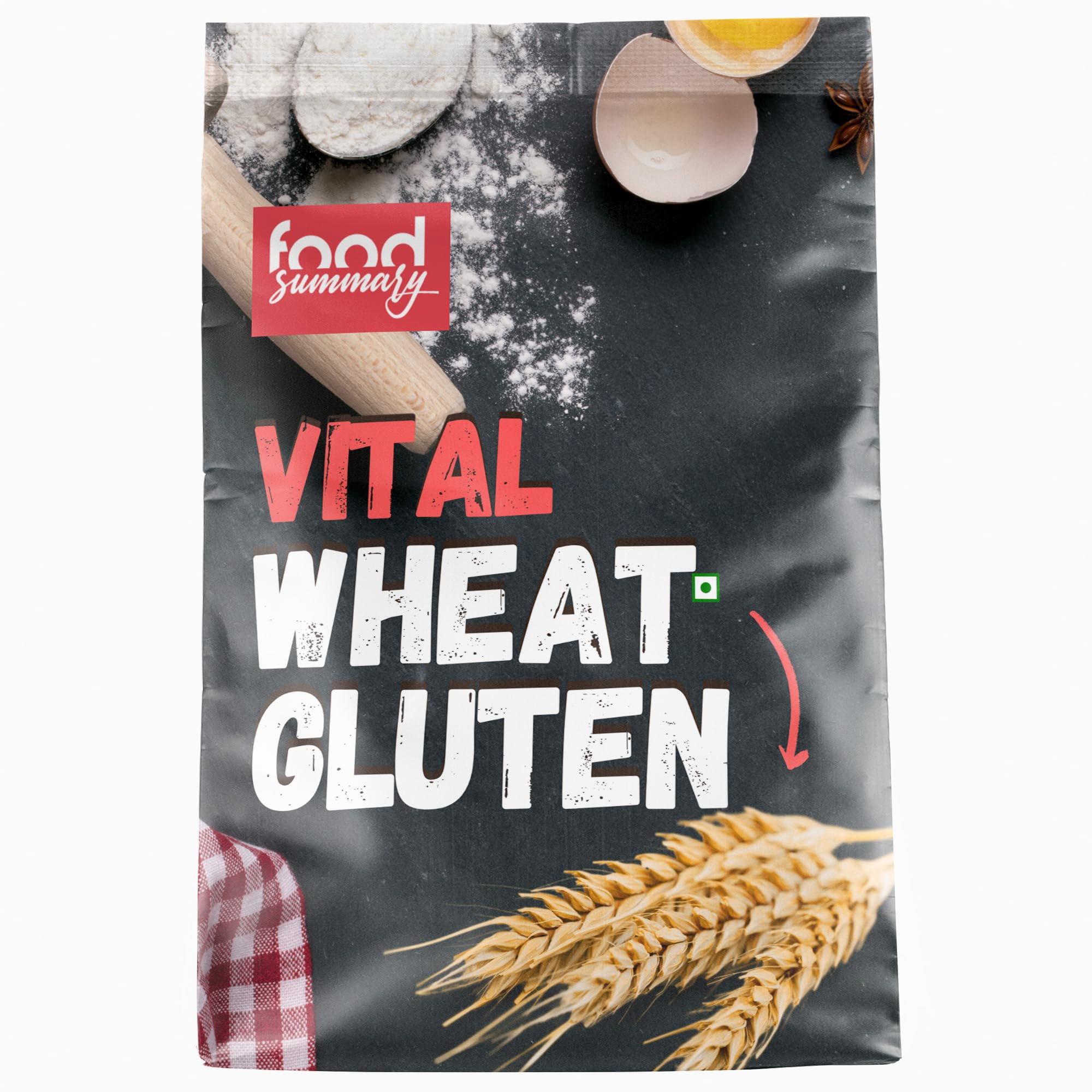 Food Summary Wheat Gluten Powder 500g - Essential Gluten for Whole ...
