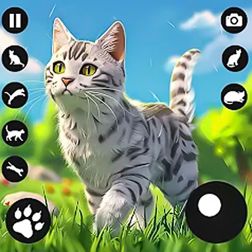 Cat Simulator Crazy Cat Pet Life Games 3D: Virtual Little Crazy Cat ...