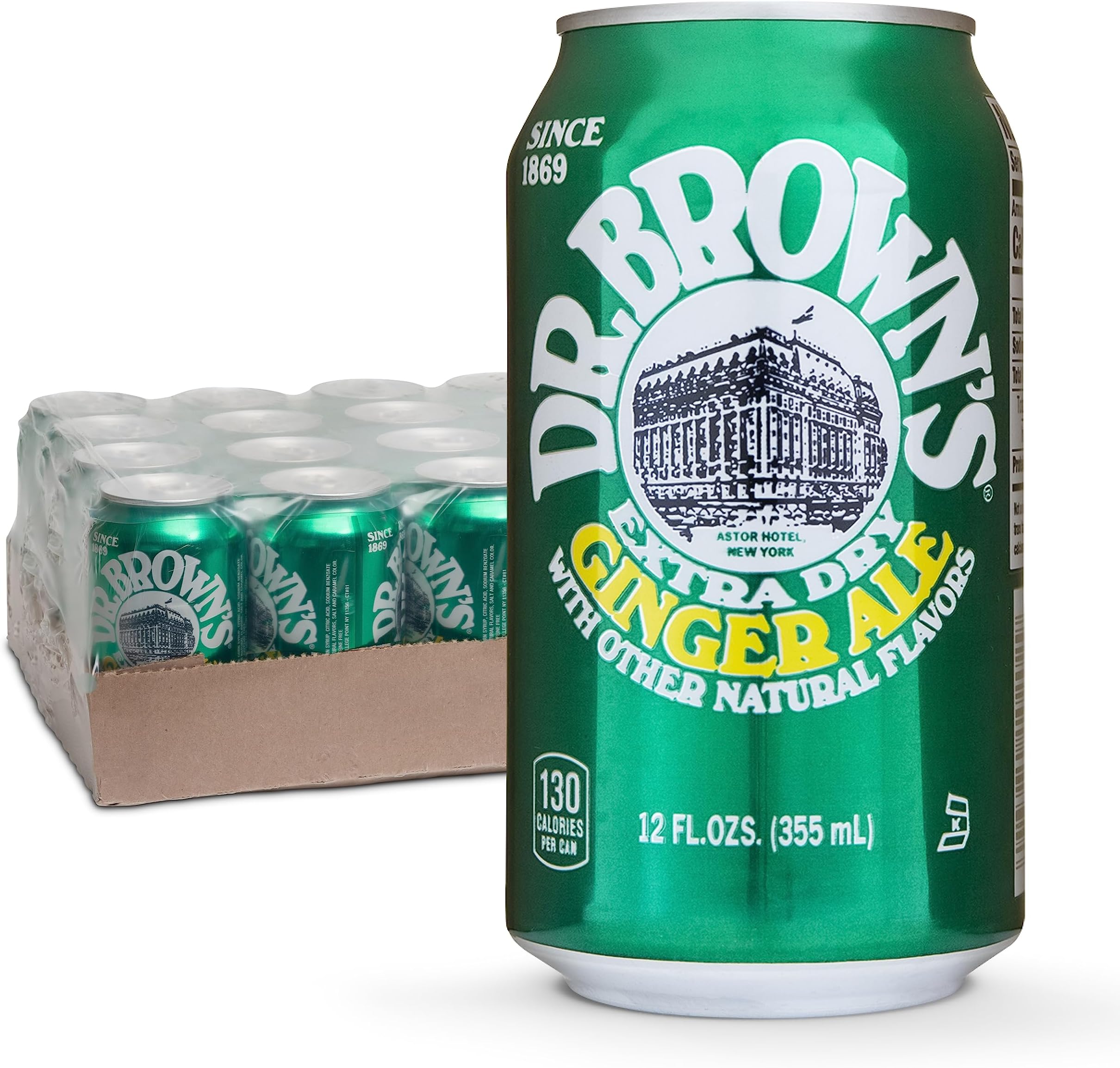 Amazon.com : Dr. Brown's Cream Soda - A New York Original - 24 Cans ...