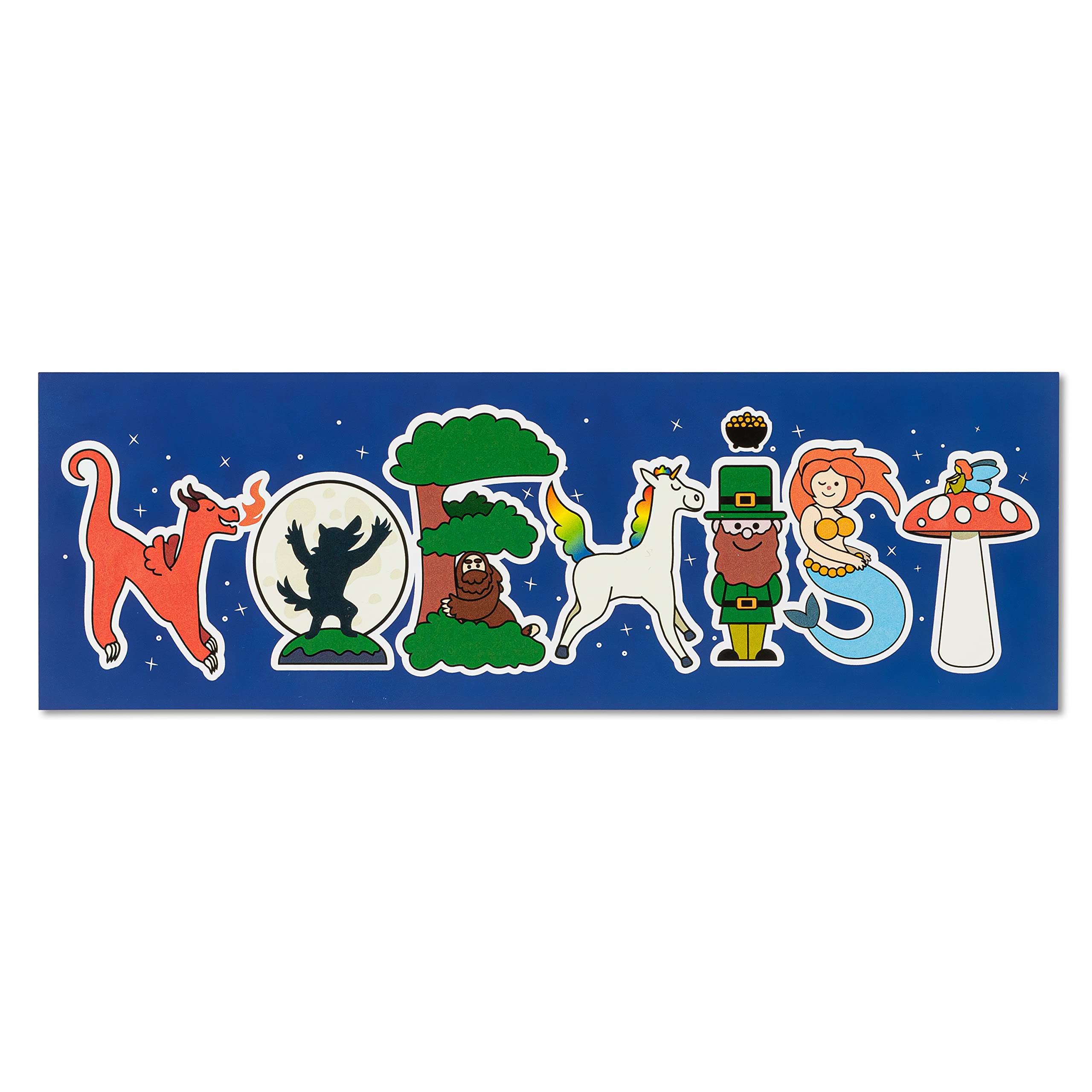 Amazon.com - Super Unique, Fun 9 X 3 Inch Noexist Bumper Sticker 1 PK ...