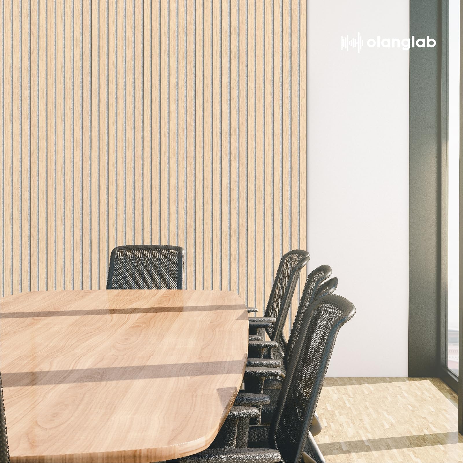 Snapklik.com : Olanglab Wood Slat Wall Panels, Wooden Wall Panels, 94.5 ...