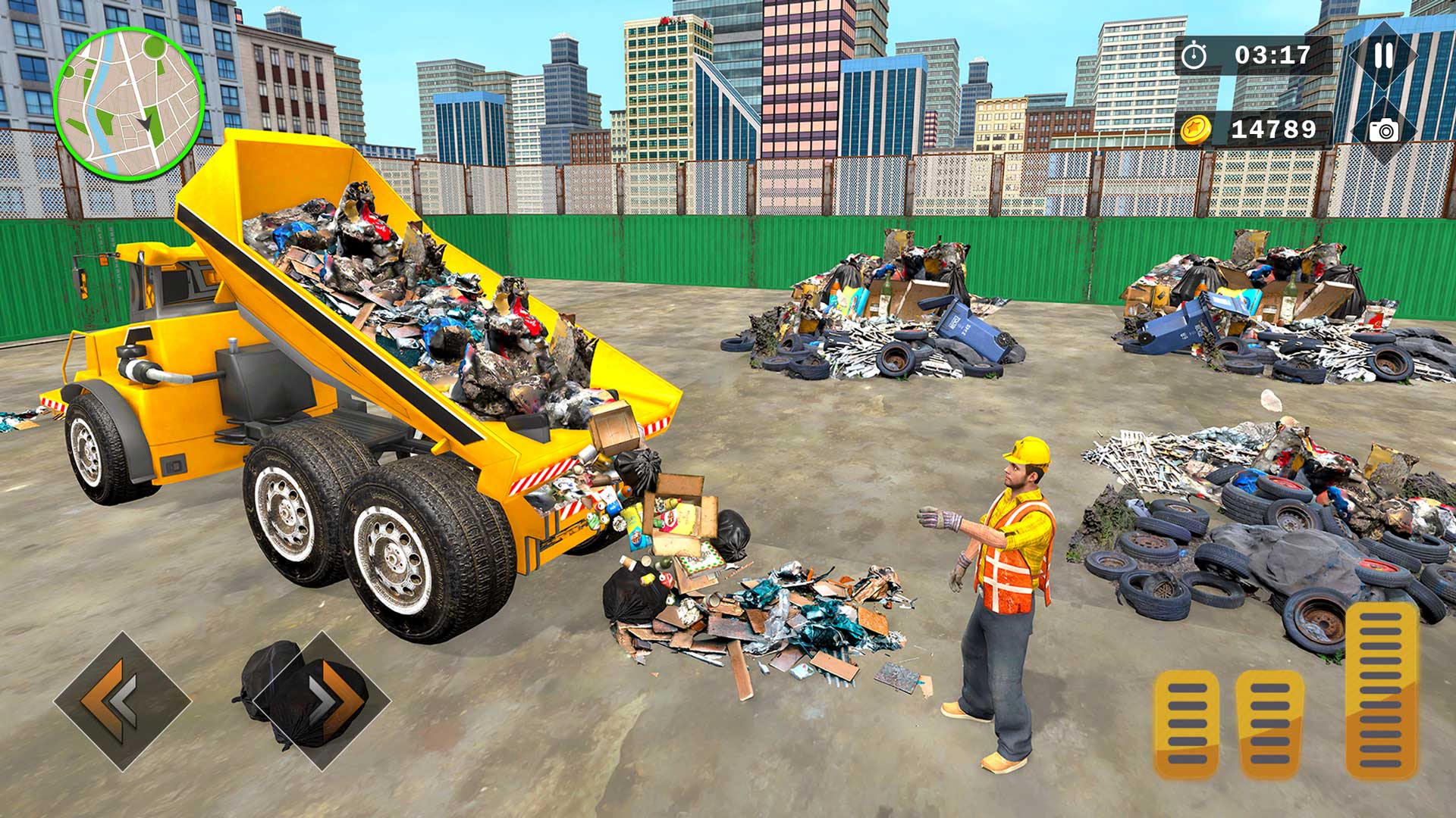 Garbage Trash Truck Simulator: Dumper Truck Junk Cleaner Game: City ...