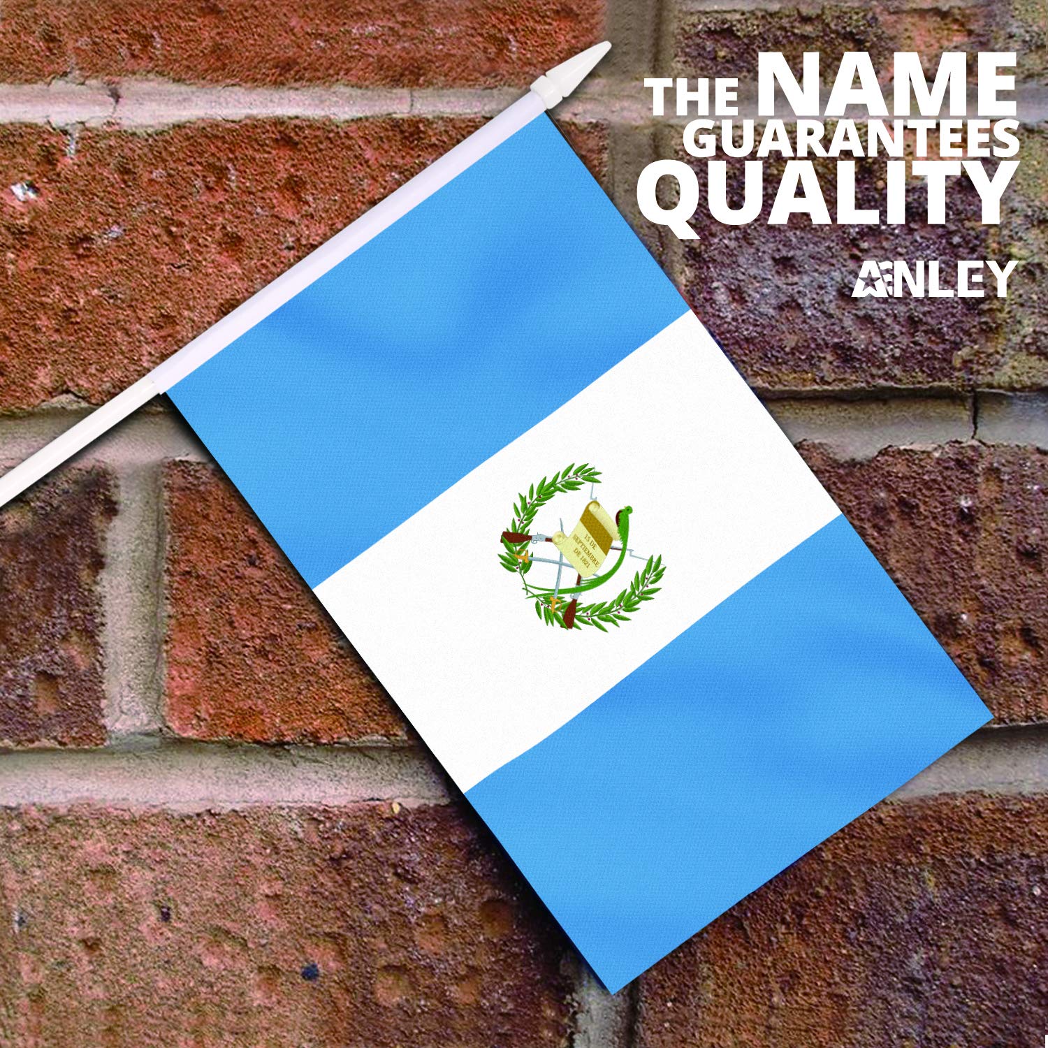 Snapklik.com : Anley Guatemala Mini Flag 12 Pack - Hand Held Small ...