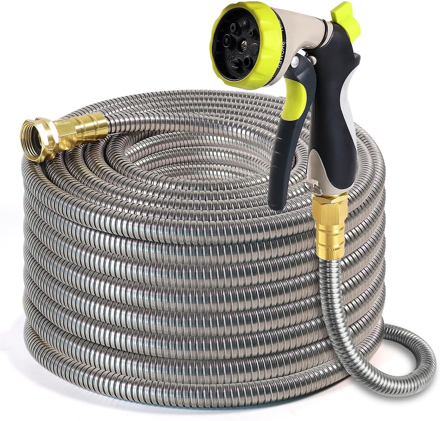 Amazon.com: Stainless Steel Garden Hose 25FT, Stainless Steel Heavy ...