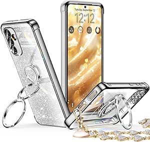 Amazon.com: XYZ for Galaxy S24 FE Case with Stand, for Samsung Galaxy S24 FE Case with Double ...