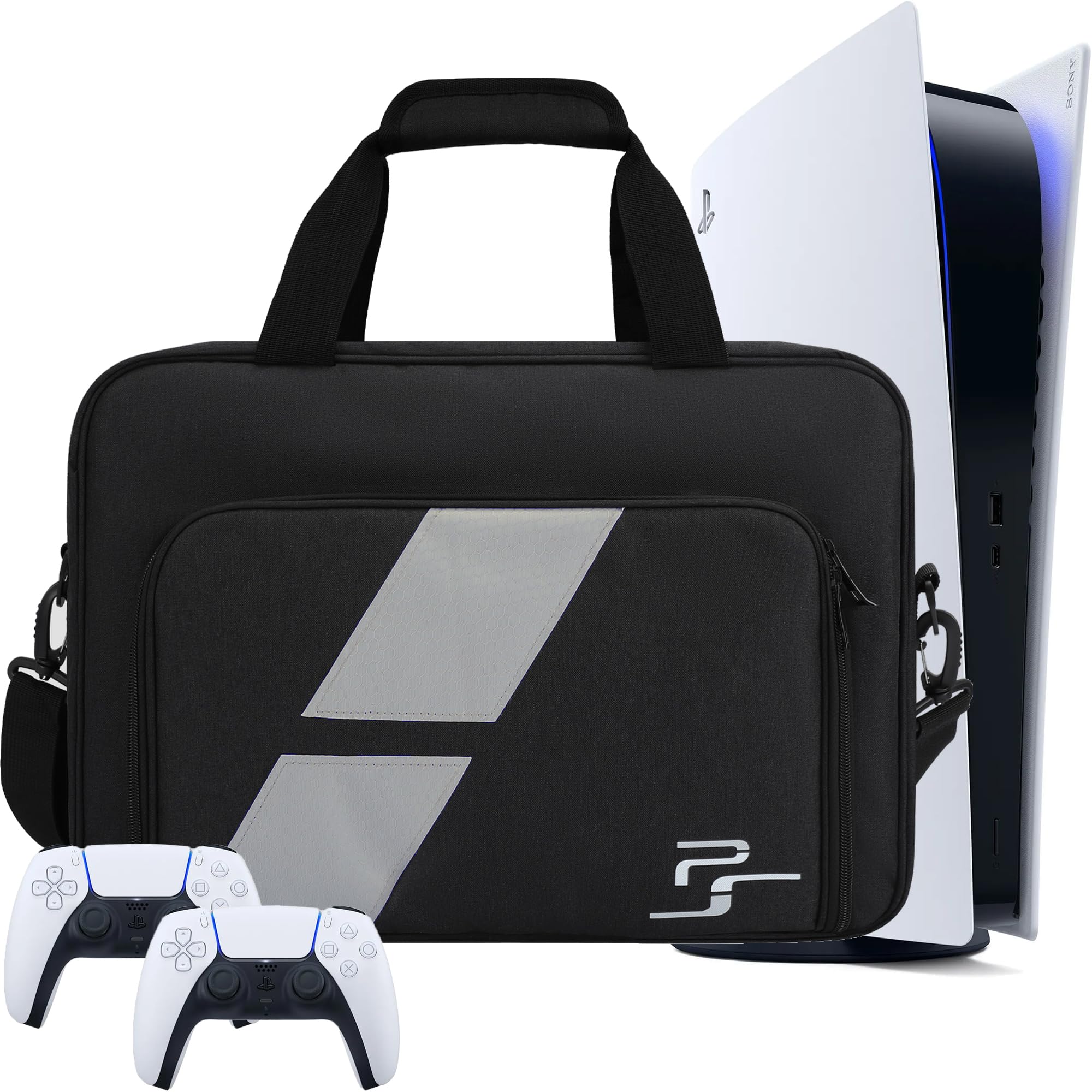 Amazon.com: FCQQYWZ Carrying Case for PS5 Case Travel Bag, Large ...