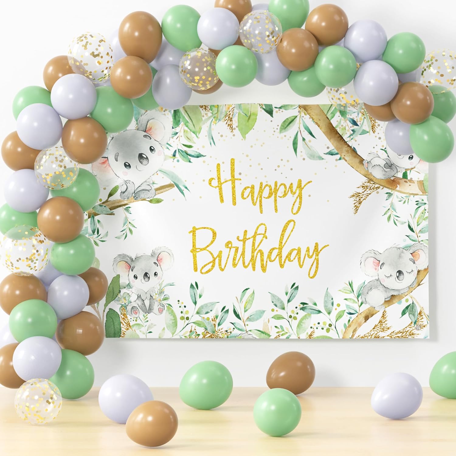 Amazon.com: APOWBLS Koala Birthday Party Supplies, Koala Theme Birthday ...