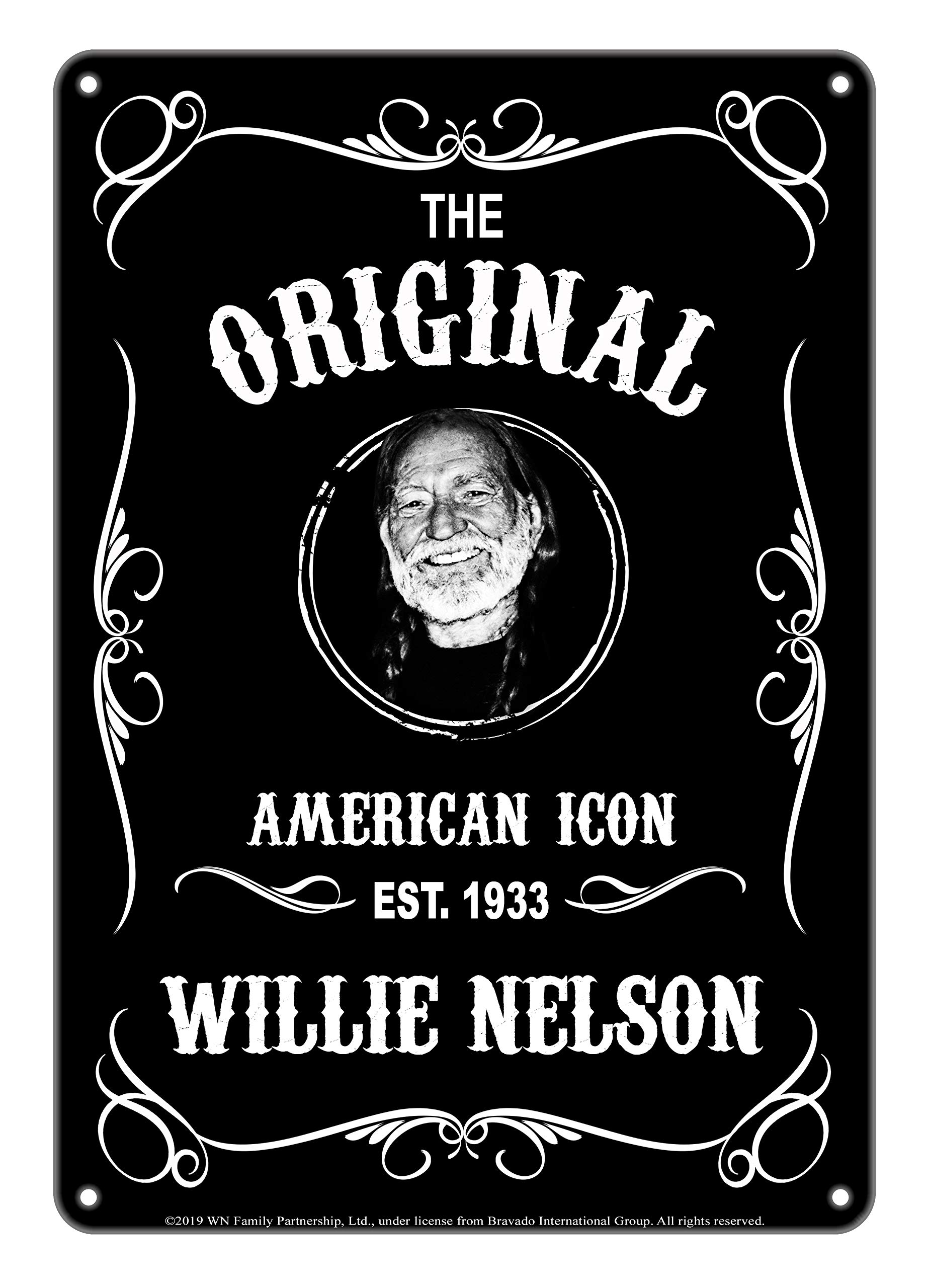 Amazon.com: MidSouth Products Willie Nelson Tin Sign - 8" X 11.5 ...