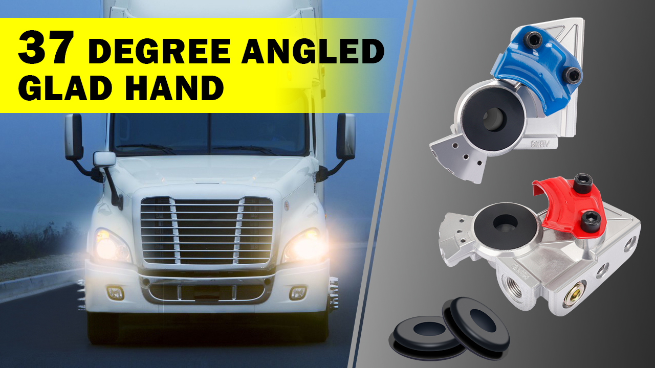 Snapklik.com : 37 Degree Angled Gladhands 1 Pair Die Cast Aluminum Glad ...